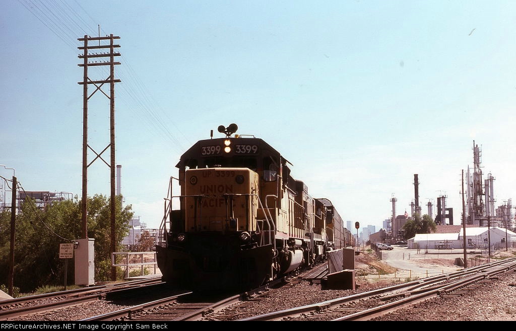 UP 3399 at Sand Creek Junction